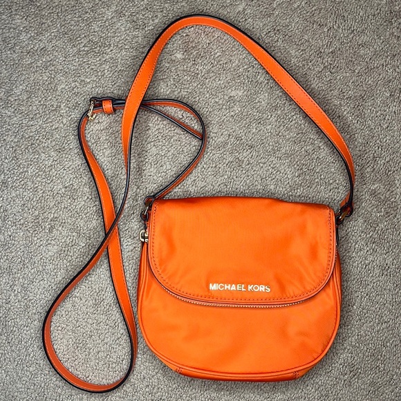 Michael Kors | Bags | Michael Kors Orange Crossbody Purse | Poshmark